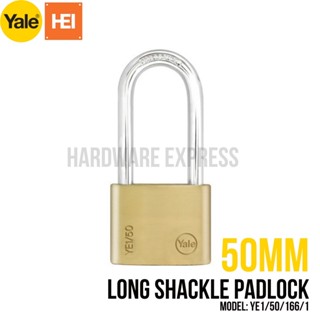 YALE Brass Padlock Long Shackle 50mm YE1/50/166/1 ORIGINAL | Shopee Philippines