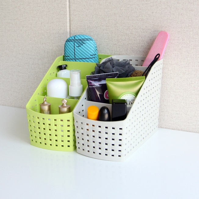 SALE Remote Control Organizer Desk Storage Desktop Box 4 Slots Living ...