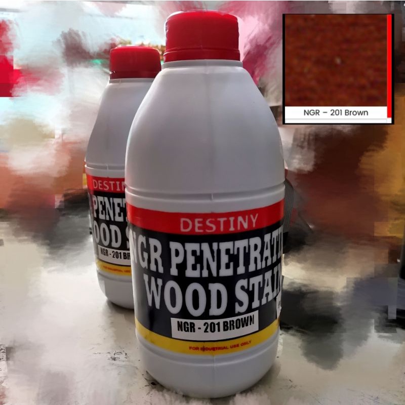 DESTINY NGR PENETRATING WOOD STAIN 1 LITER | Shopee Philippines