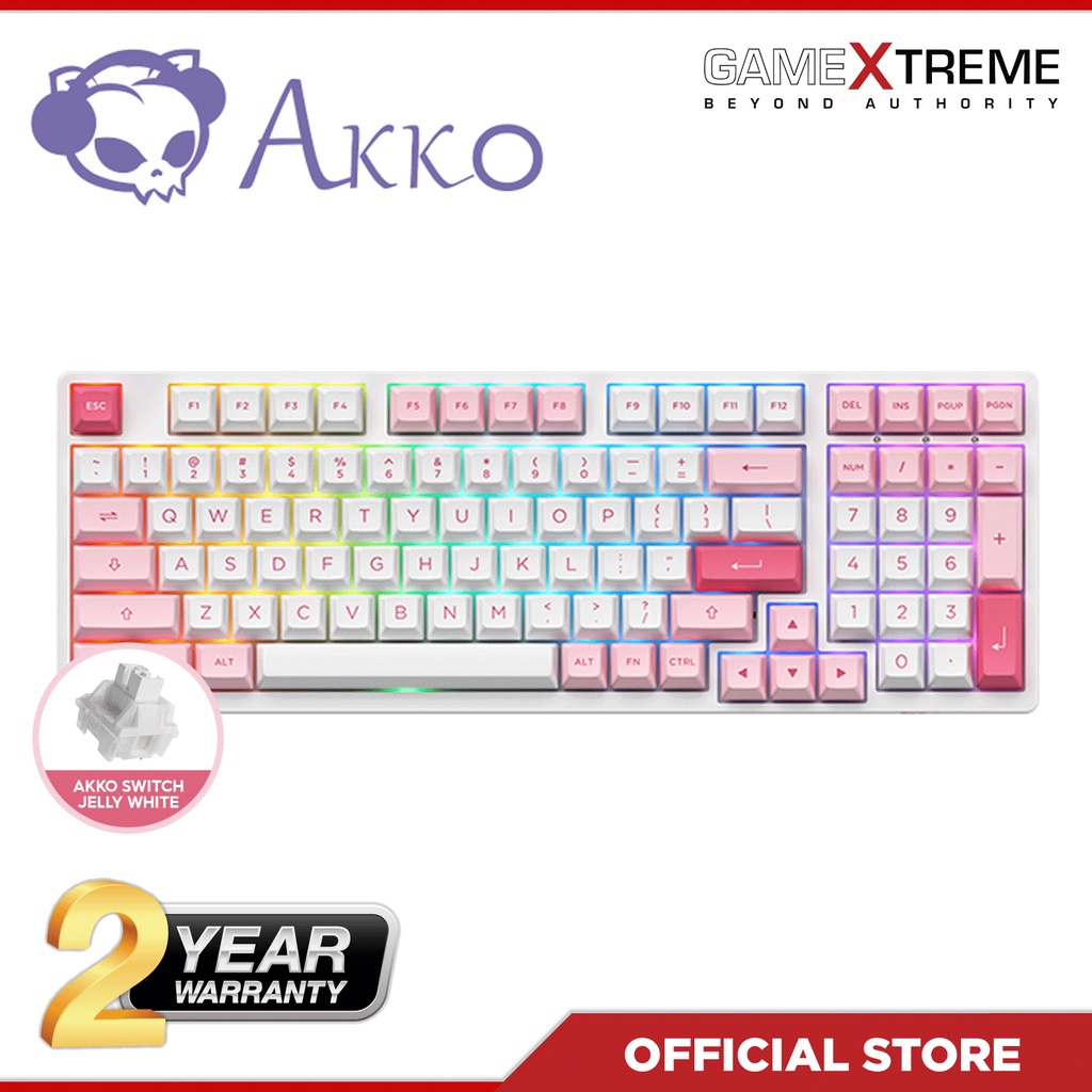 AKKO Prunus Lannesianna 3098B Mechanical Keyboard (AKKO Switch Jelly ...