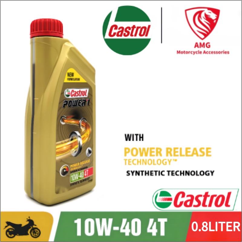 AMG "Castrol" Activ POWEAI GO! 800 ml 10W-40 20W-40-4T Motorcycle ...