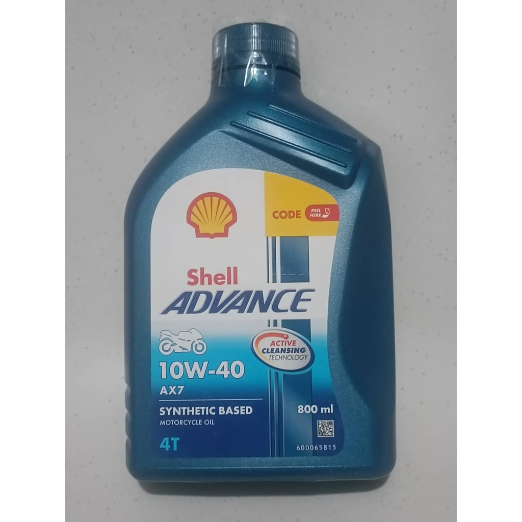 Shell Advance 4T AX7 10W-40 (800ML) | Shopee Philippines
