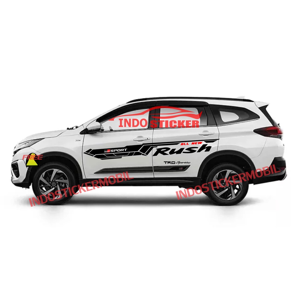 Sticker rush gr sticker Car sticker rush gr cutting sticker Car toyota ...
