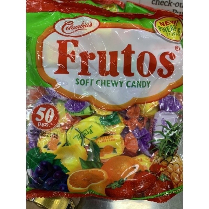 Frutos Tropical Fruits Soft Chewy Candy 50’s | Shopee Philippines