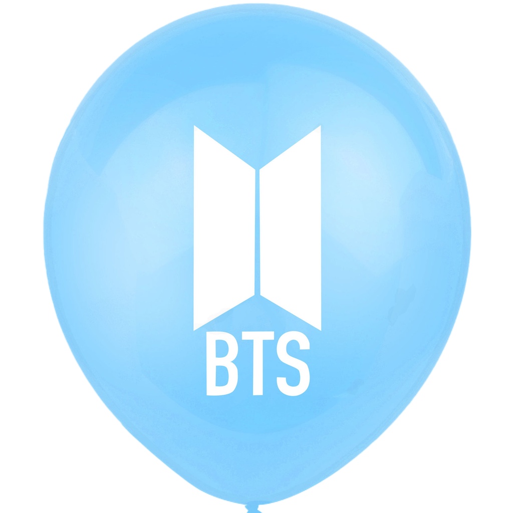 12Pcs BTS Theme Balloon Chain BT21 Balloon V Jungkook Chimmy RJ Latex ...