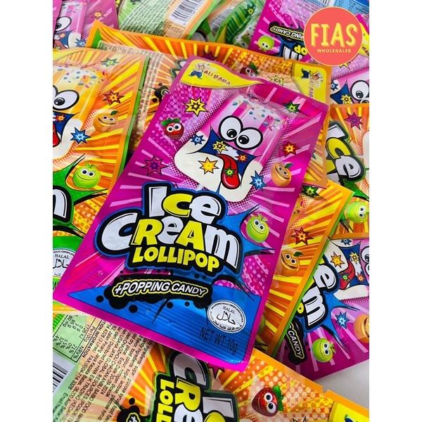 30 Pieces Popping Ice Cream Lollipop / Lootbag Filler / Lootbag Treats ...