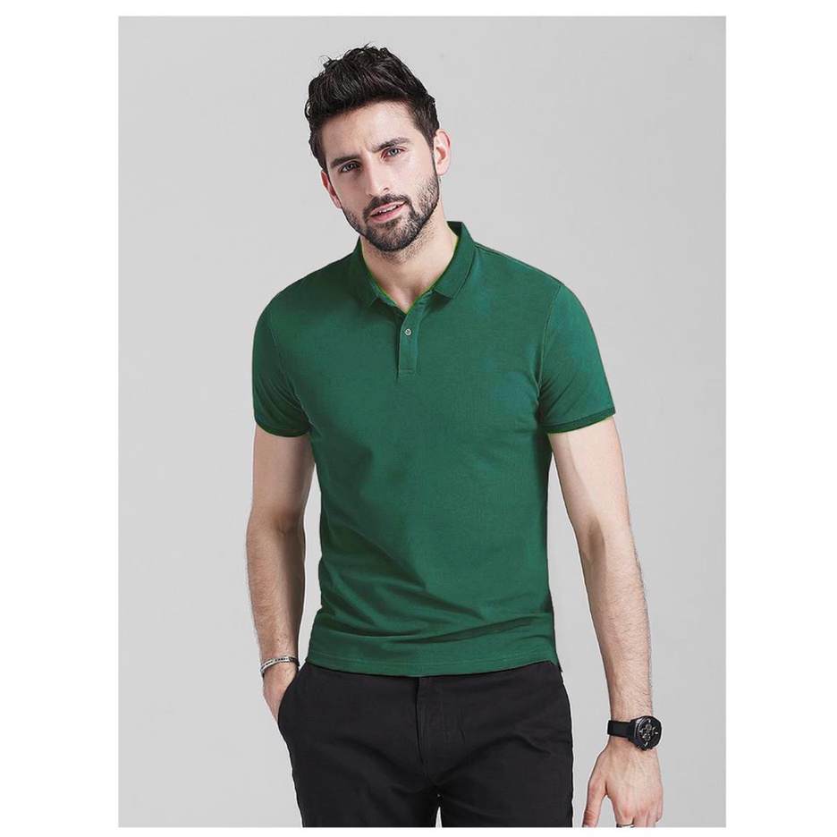 SIMPLE Men's drifit t shirt Unisex Quality korea fashion EMERLD GREEN ...