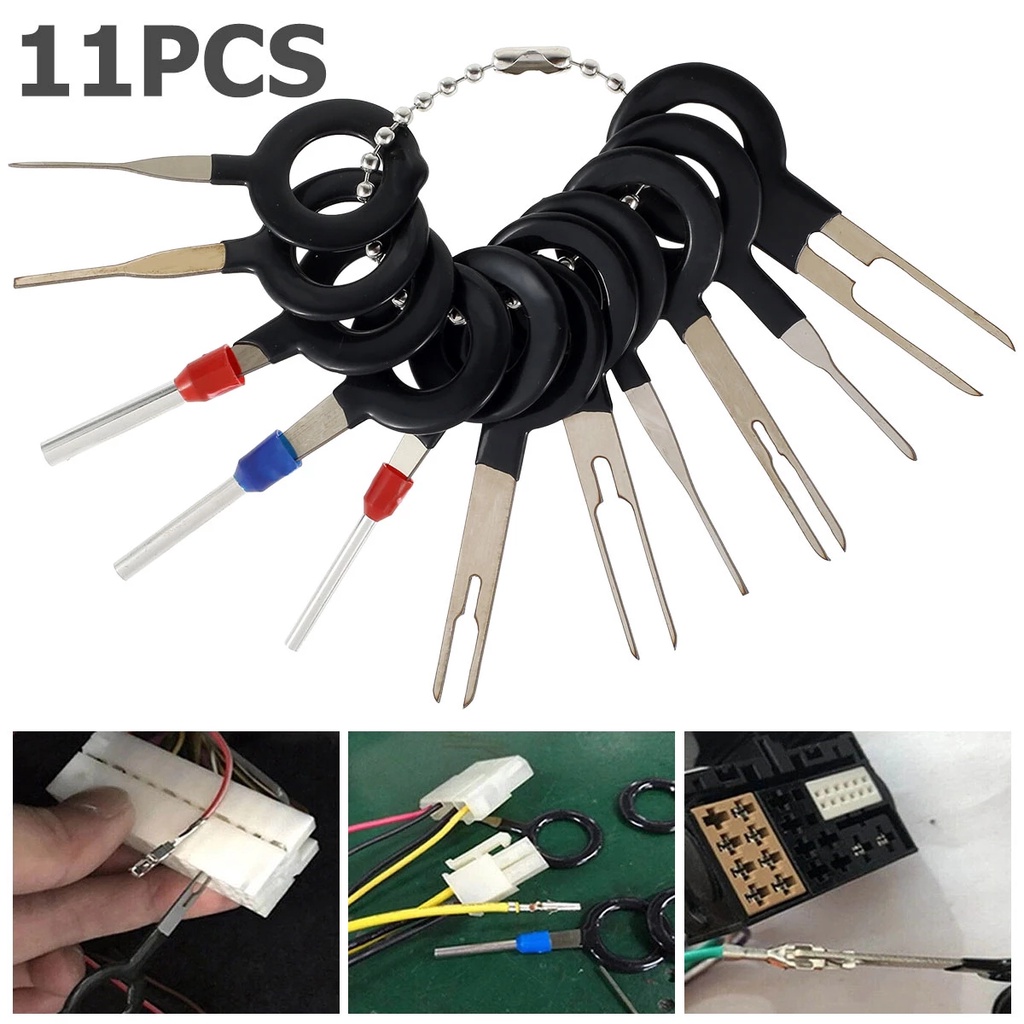 11Pcs Terminal Removal Tool Car Wire Plug Connector Extractor Pin ...
