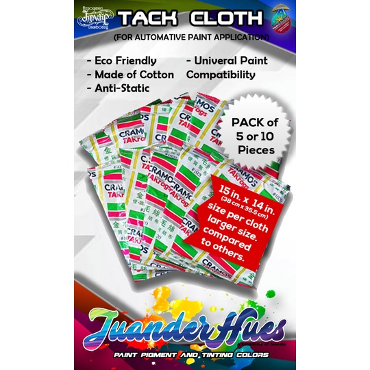 5-10 Pcs Gramos 1020 Automotive Tack Cloth Sticky Dust and Nibs Remover ...