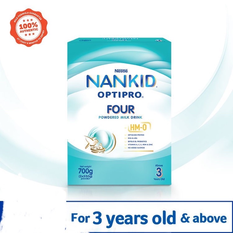 NANKID® OptiPro® Four Powdered Milk for Children Above 3 Years Old 350g ...