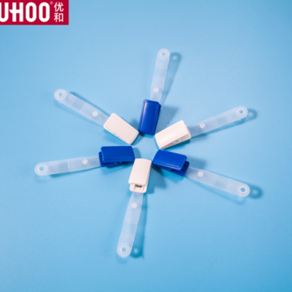 100pcs Color Clip Work Card Chest Card Plastic Hanging Clip Certificate ...