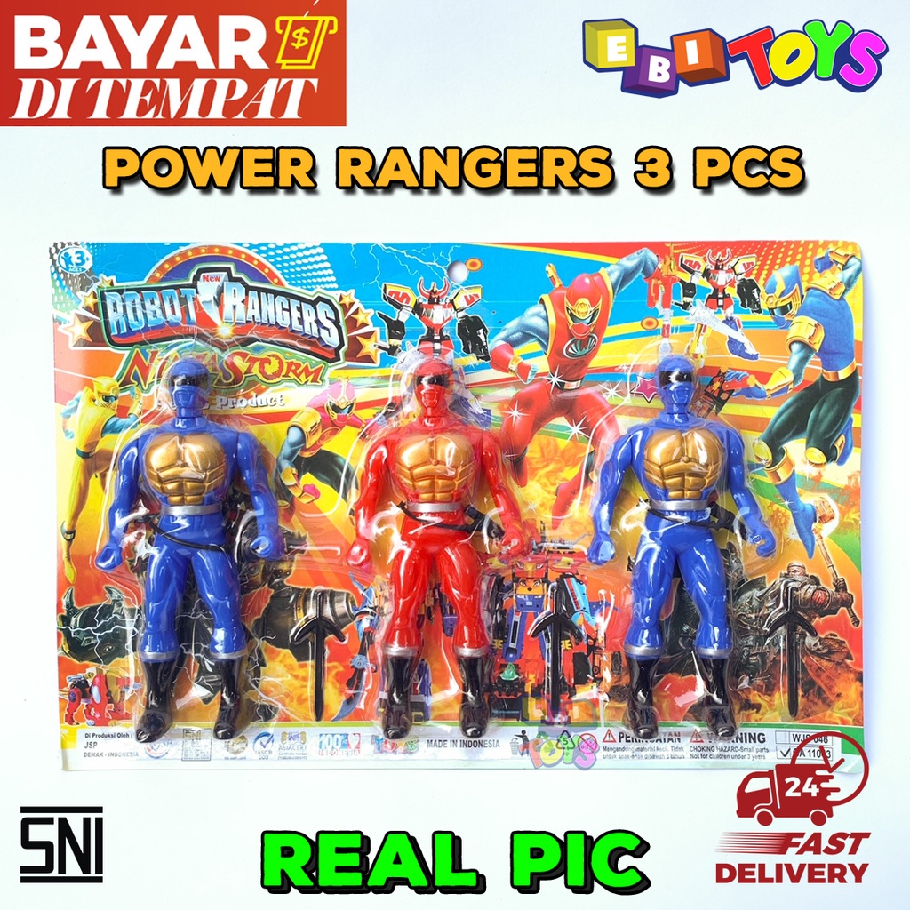 Power Robot Toys Contains 3 Pcs Ranger Robots 1 Set Contains 3 Pcs Boys ...