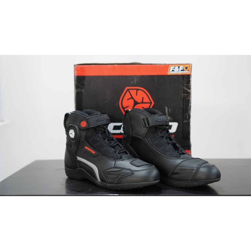 SCOYCO TOURING BOOTS - LACE TYPE | Shopee Philippines