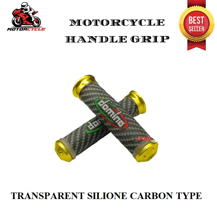 HONDA PCX 160 Domino Carbon Style Rubber Handle Grip with Bar End Alloy ...