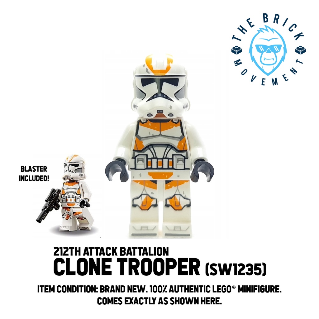 LEGO® STAR WARS 212th Attack Battalion Clone Trooper Minifigure | Shopee Philippines