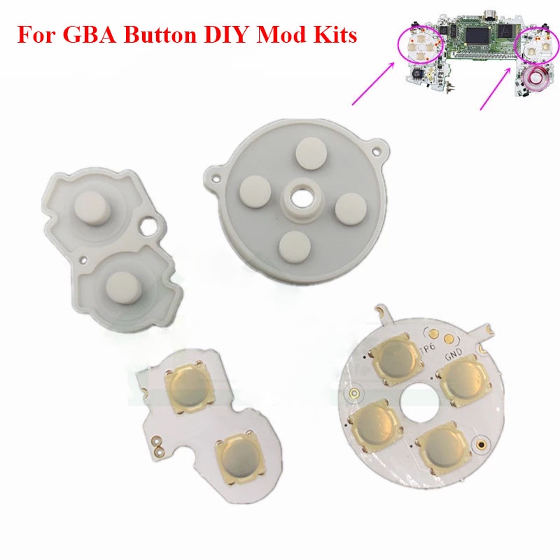 Full New GBA A B D-Pad Button DIY Mod Kits for Gameboy Advance ...