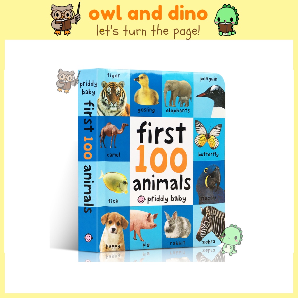 First 100 Animals (Padded Board Book) | Shopee Philippines