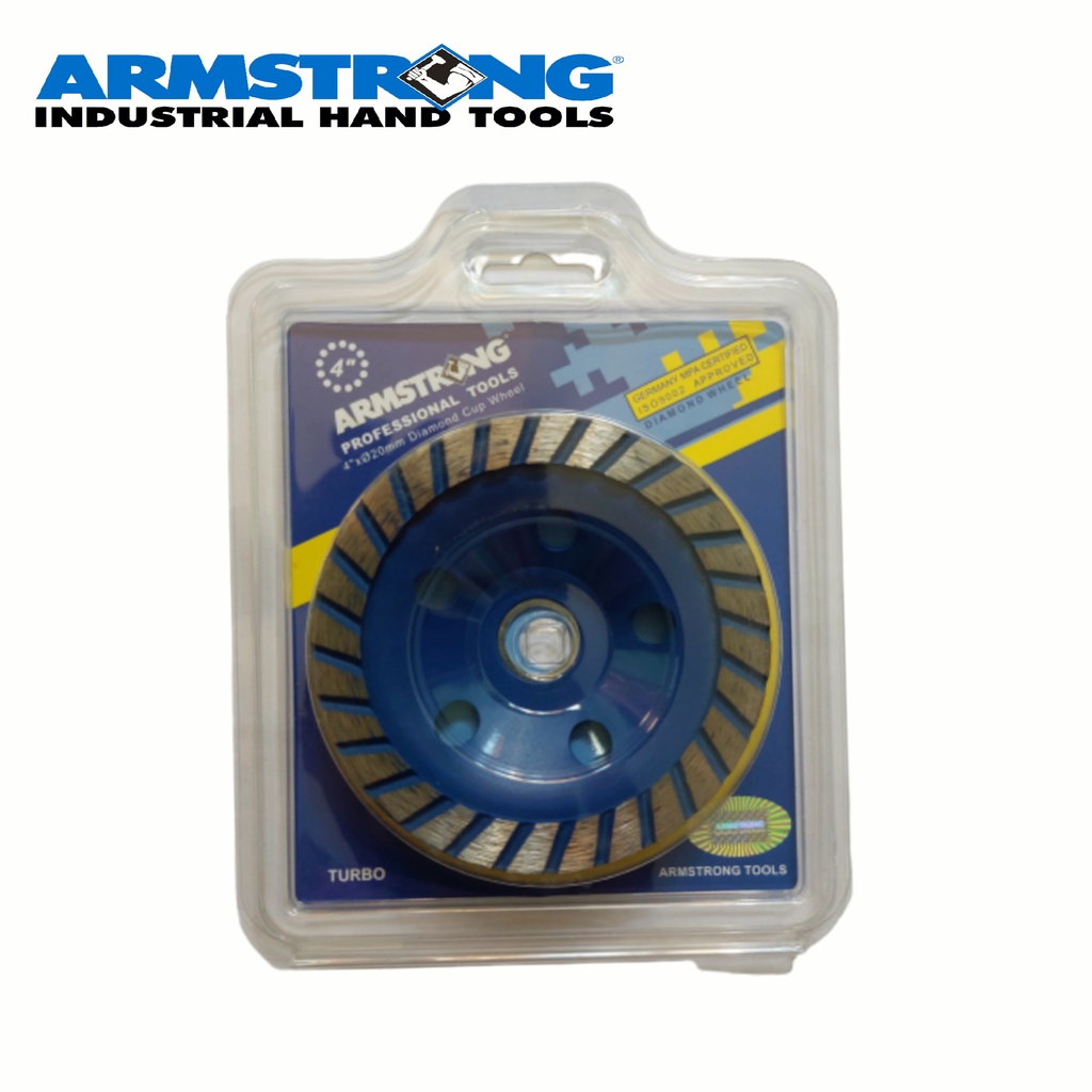 Armstrong Diamond Cup Wheel 4' Heavy duty | Shopee Philippines