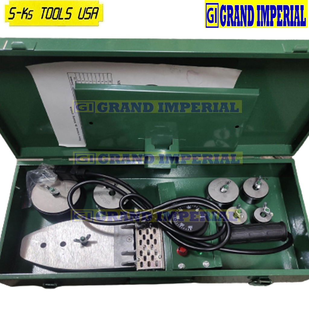 S-Ks Tools USA PPR Heater/Fusion Machine 800W W/ Mould Size 20, 25, 32 ...