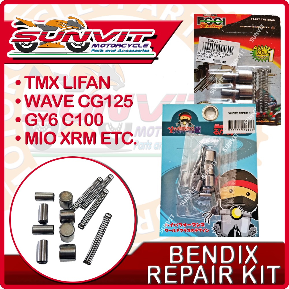MOTORCYCLE YAKIMOTO VINDEX / BENDIX REPAIR KIT | Shopee Philippines