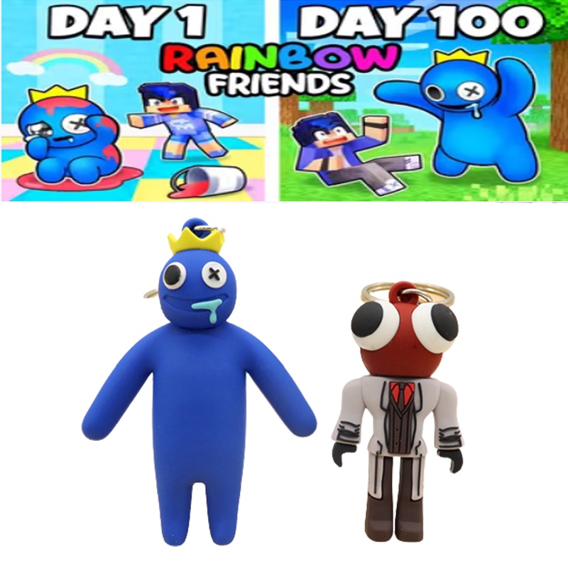 Roblox Rainbow Friends Keychain Cartoon Bag Pendant Toy Kids Xmas Gifts ...