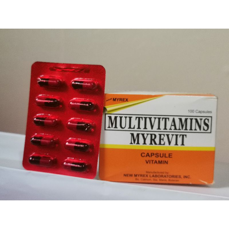 Myrevit multivitamins capsule 100pcs | Shopee Philippines