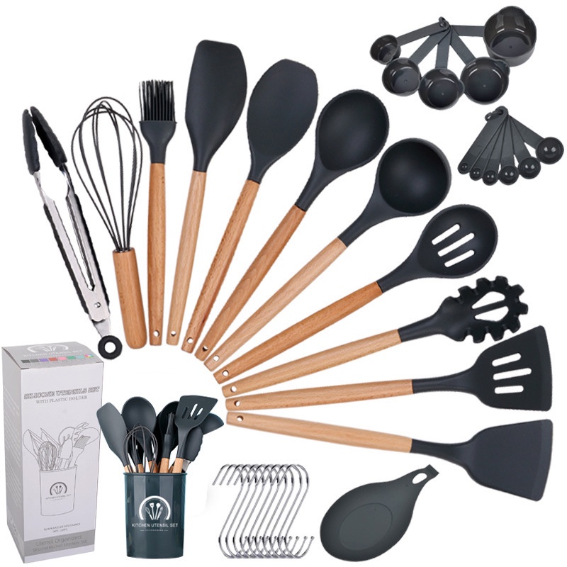 Cooking Tools Kitchen Cookware Set Silicone Utensils Cooking Sets ...