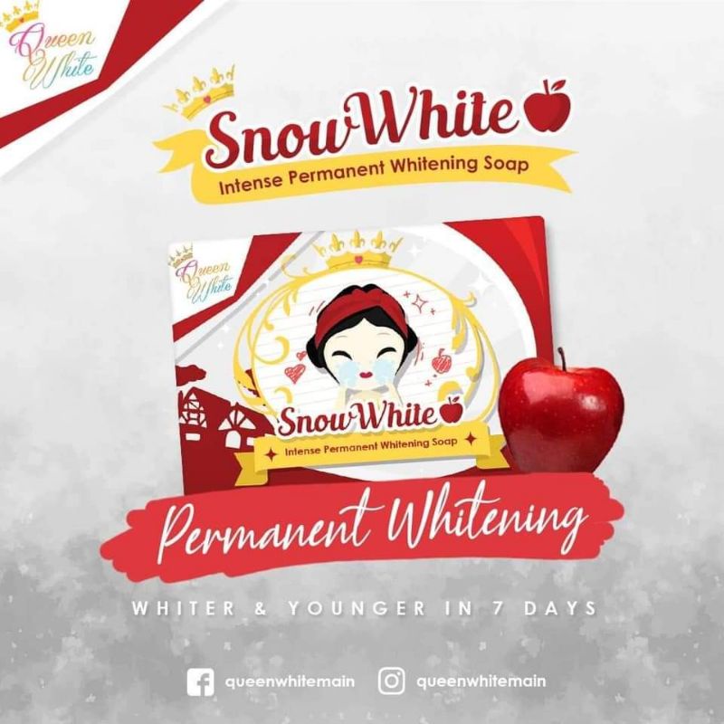 Queen White Snow White Soap 150g | Shopee Philippines