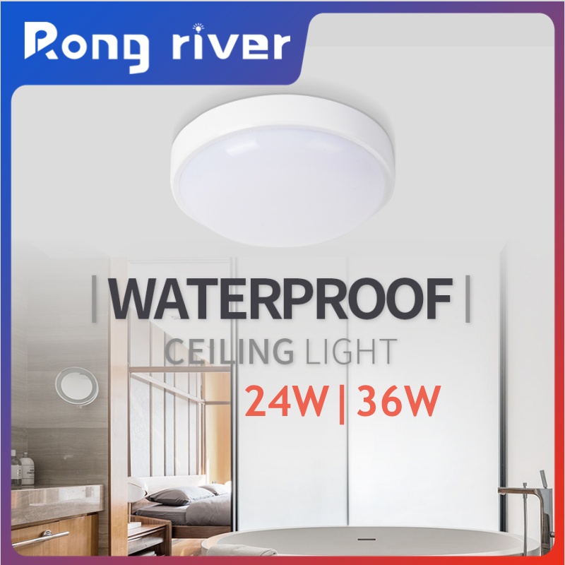 RONG RIVER AC220V 24W 36W Ceiling Light Damppproof Toilet Corridor LED ...