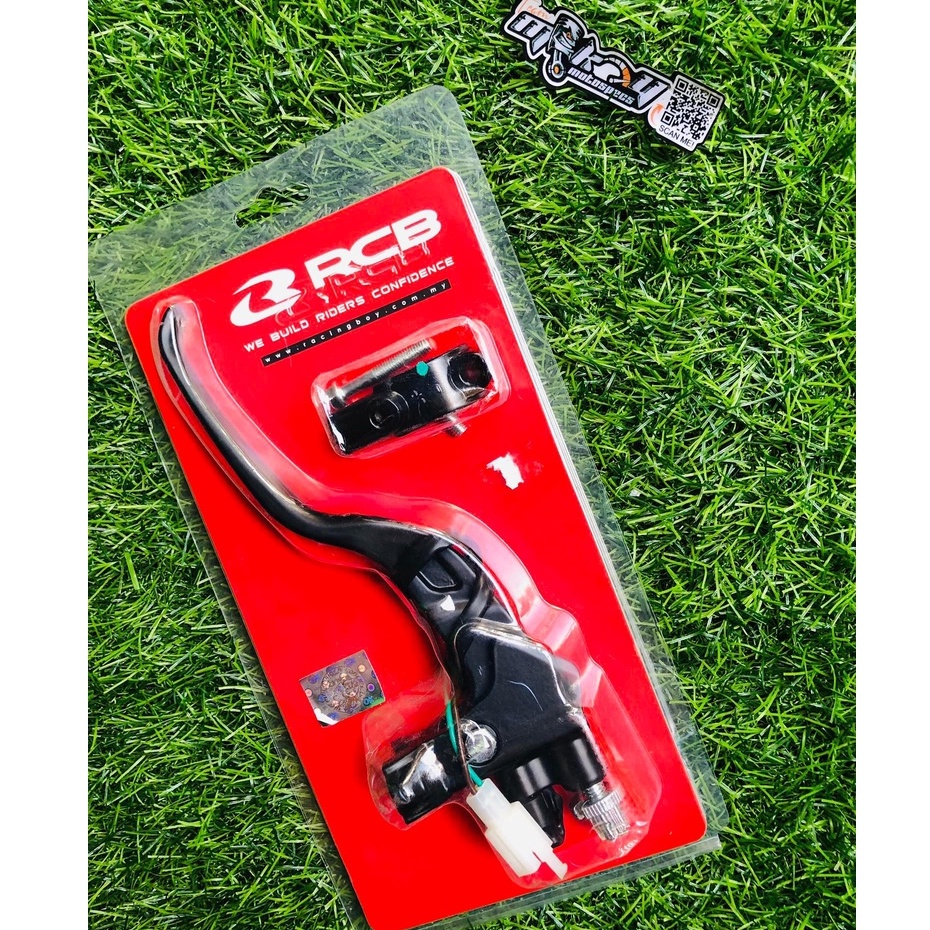 RCB BRAKE PUMP CABLE E2 LEVER UNIVERSAL 14mm black (w/ BRAKE SWITCH ...