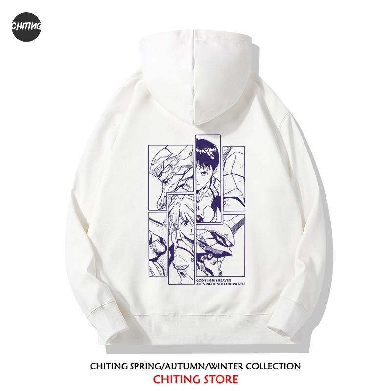 Sweatshirt Neon Genesis Evangelion Anime Two-Dimensional Peripheral ...