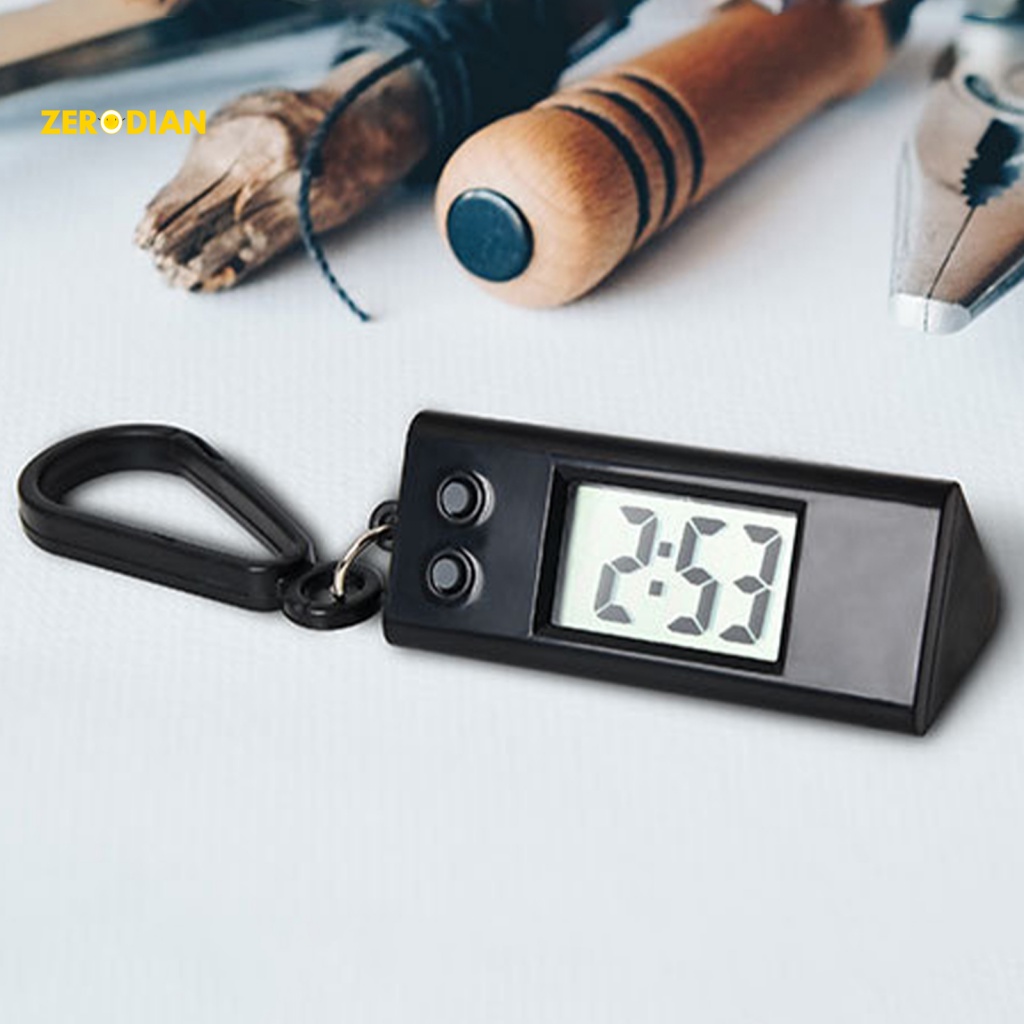ZERODIAN Table Electronic Clock Student Desktop Clock Keychain ...