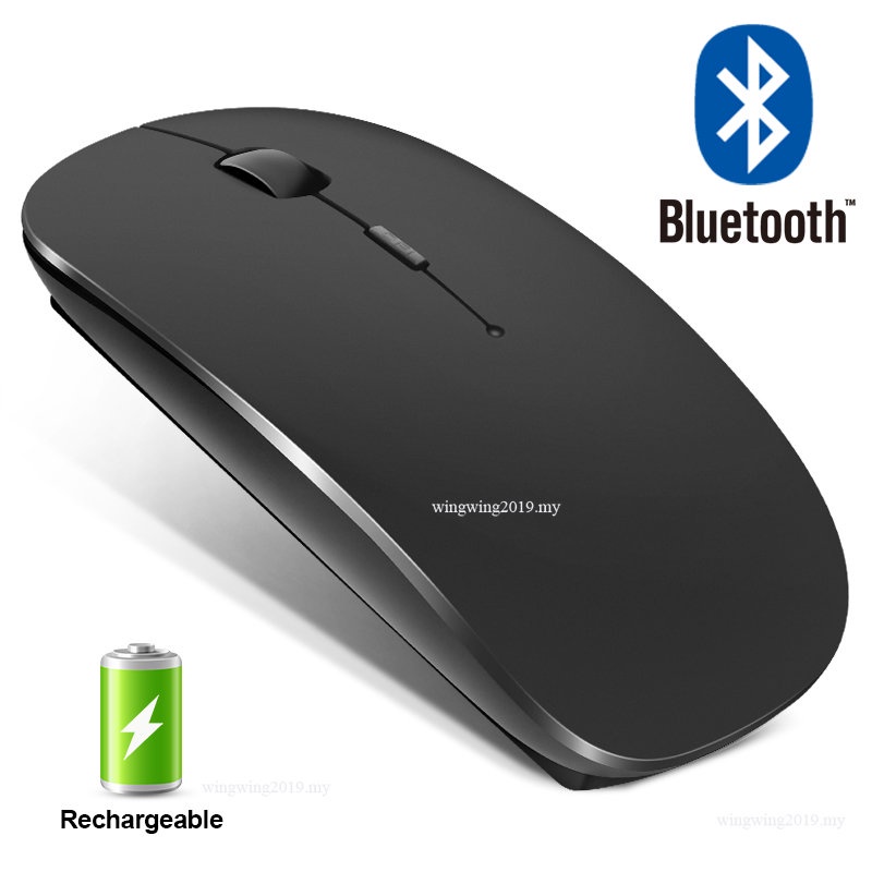 Wireless Mouse Bluetooth Rechargeable Mouse Wireless Computer Silent ...
