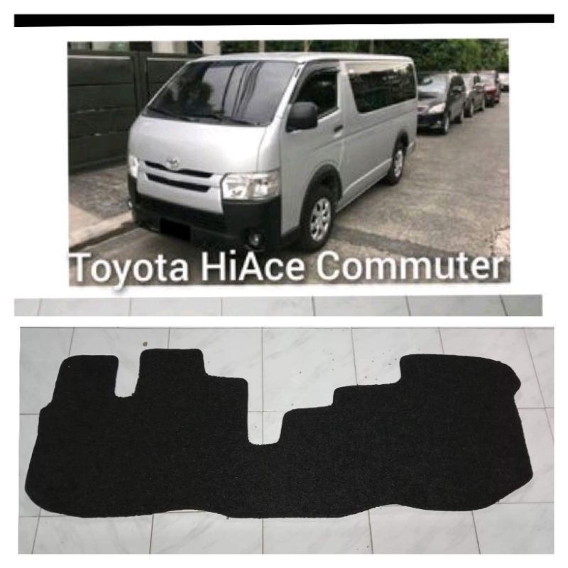Toyota HiAce 2004-2018 Commuter nomad rubber car mat with piping Hi ace ...