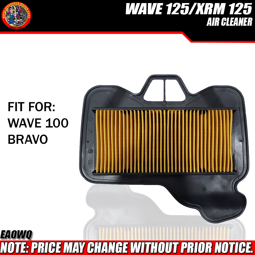 WAVE 125/XRM 125/WAVE 100/BRAVO AIR CLEANER (EA0WQ) | Shopee Philippines