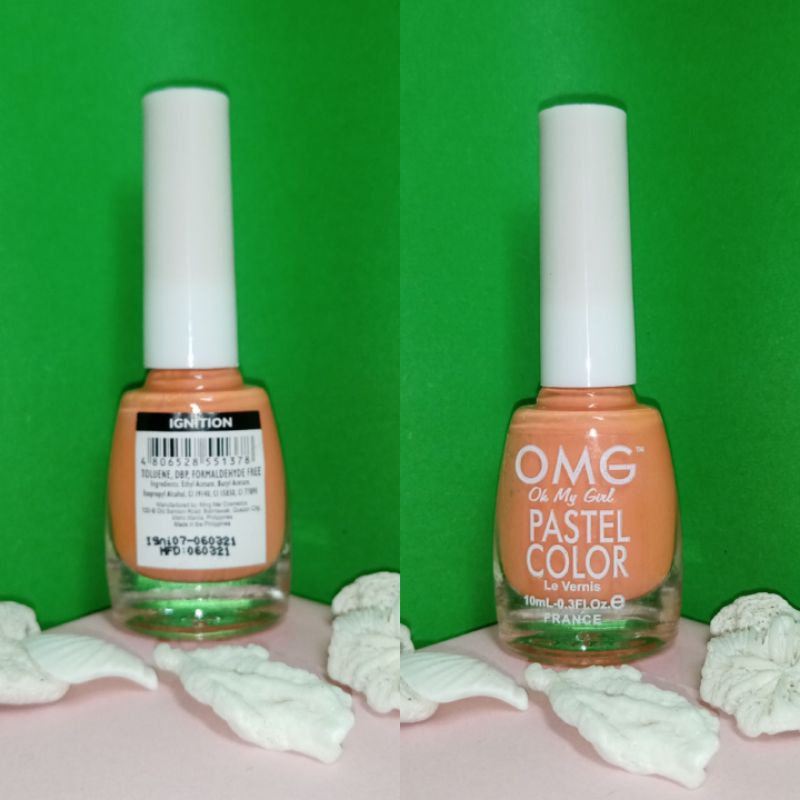 OMG Pastel Color Nail Polish 10mL / Cutics | Shopee Philippines