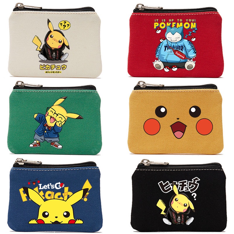 Cute Pikachu Coin Purse Student Gift Fashion Pokemon Key Bag Coin ...