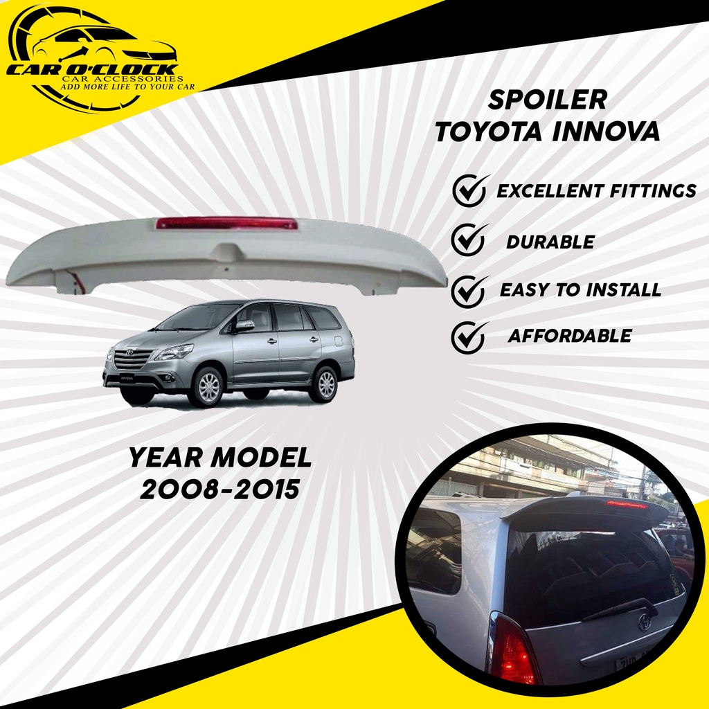 Toyota Innova Spoiler OEM (2008-2015) | Shopee Philippines