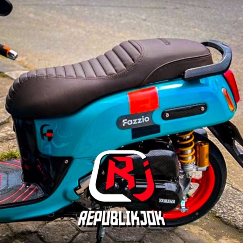 FAZZIO caferacer premium motorcycle seat leather | Shopee Philippines