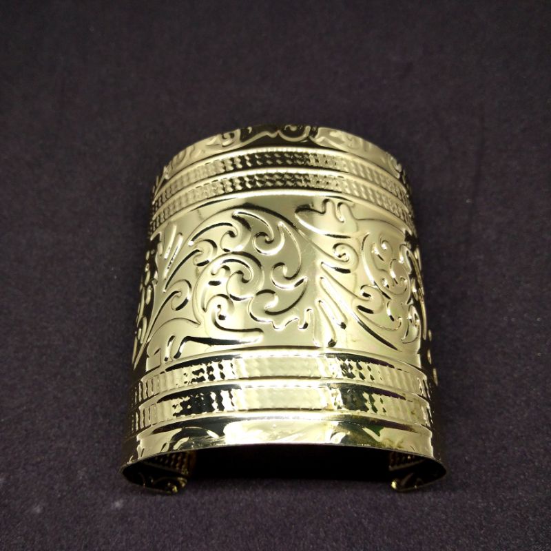 Big/Exaggerated Wide Fashion Gold Bangle Armlet Cuff for Greek God ...