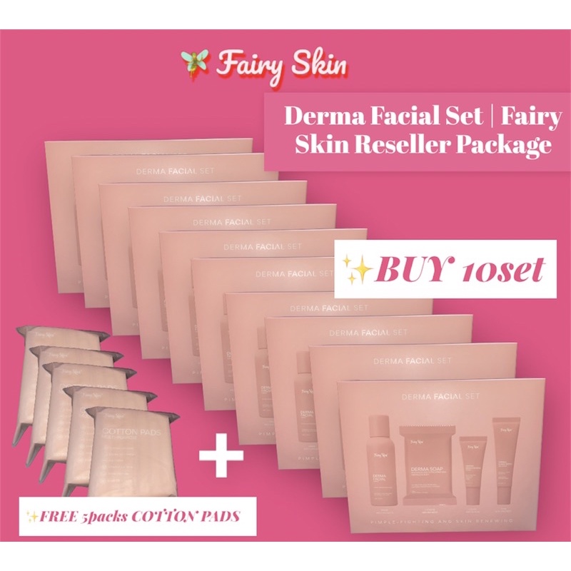 Derma Facial 10set | Fairy Skin | Shopee Philippines