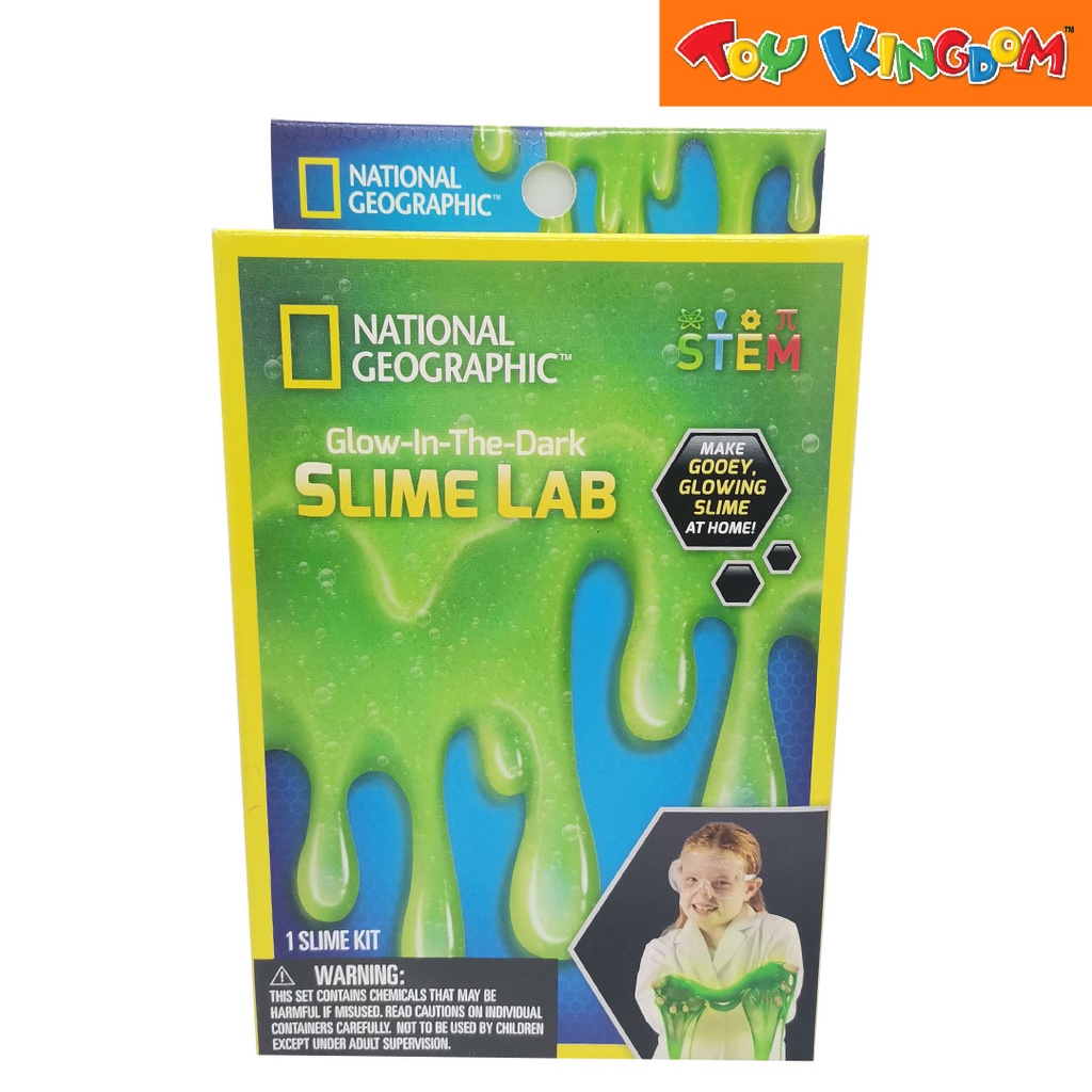 National Geographic Glow-In-The-Dark Slime Lab Activity Set | Shopee Philippines