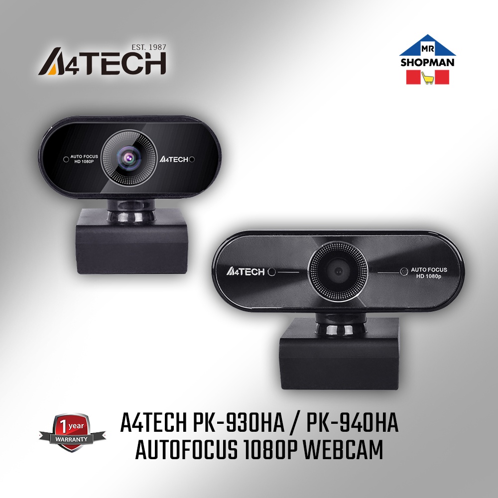 A4tech Auto Focus 1080P PK 930HA / 940HA Webcam Camera | Shopee Philippines
