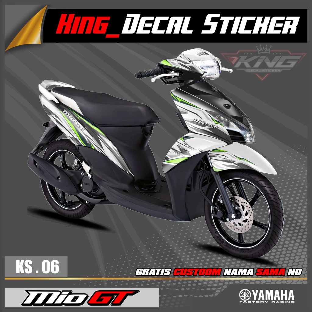 Decal Sticker Yamaha MIO GT Full Body - Decal Sticker Striping ...