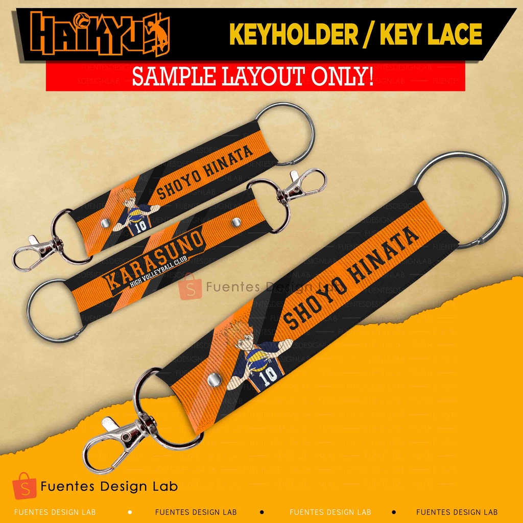 HAIKYU Key Lace | HAIKYU Key Holder | KARASUNO Key Lace | KARASUNO Key ...