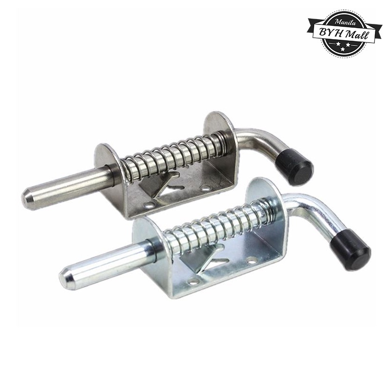 Stainless Steel Spring Bolt Heavy Duty Spring Latch Metal Lock Barrel ...