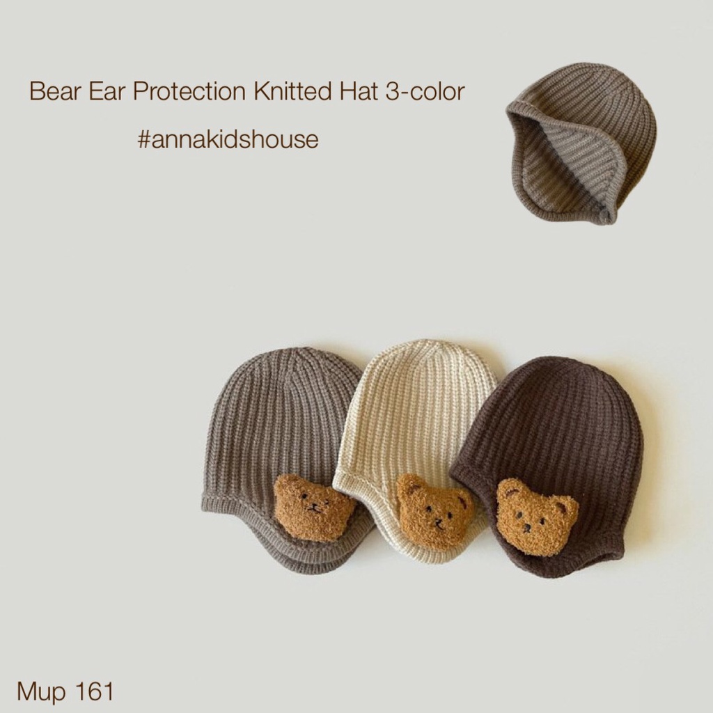 Mup 161: Baby Ear Warm Wool Hat (44-48cm) | Shopee Philippines