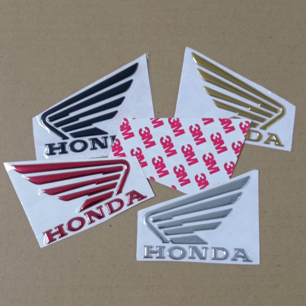 Pair of 3D Honda Wing Stickers (Left and Right) | Shopee Philippines