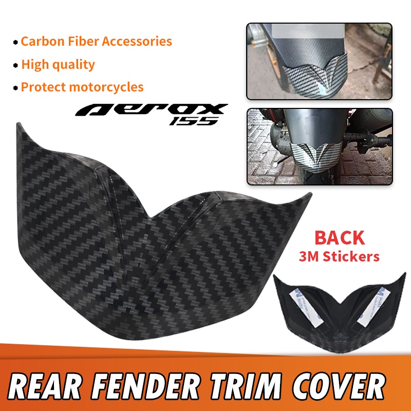 Motorcycle Rear Mudguard AEROX V1/plate Trim Carbon Cap For Yamaha ...
