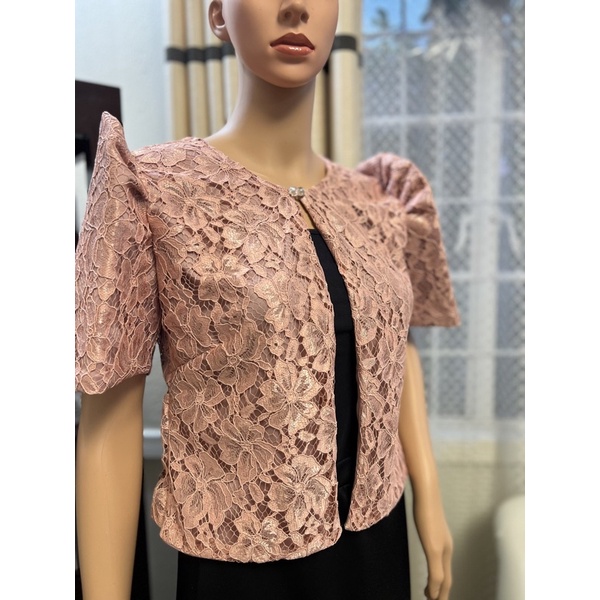 Modern Filipiniana Mestiza Chaleco Lace | Shopee Philippines